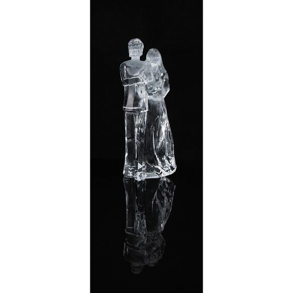 Zeckos | Art | Mom Dad And Child Family Clear Acrylic Statue | Poshmark